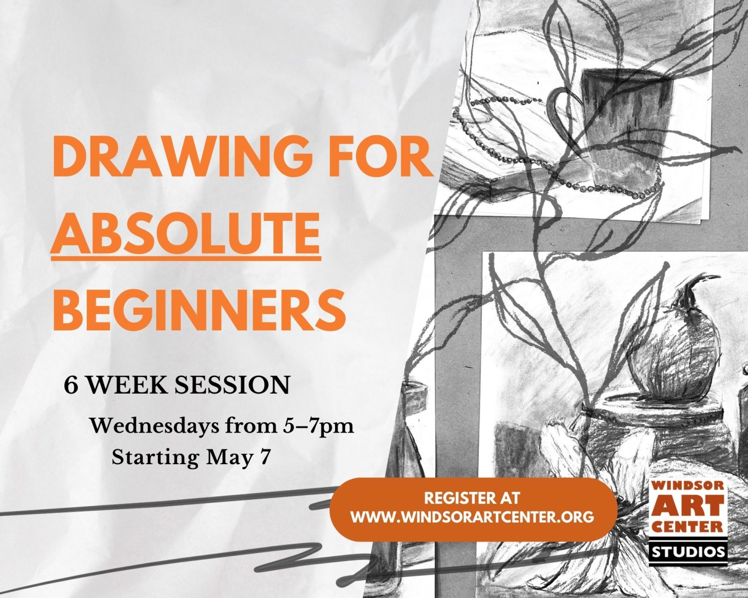 Drawing for Absolute Beginners (6 weeks) - Windsor Chamber of Commerce