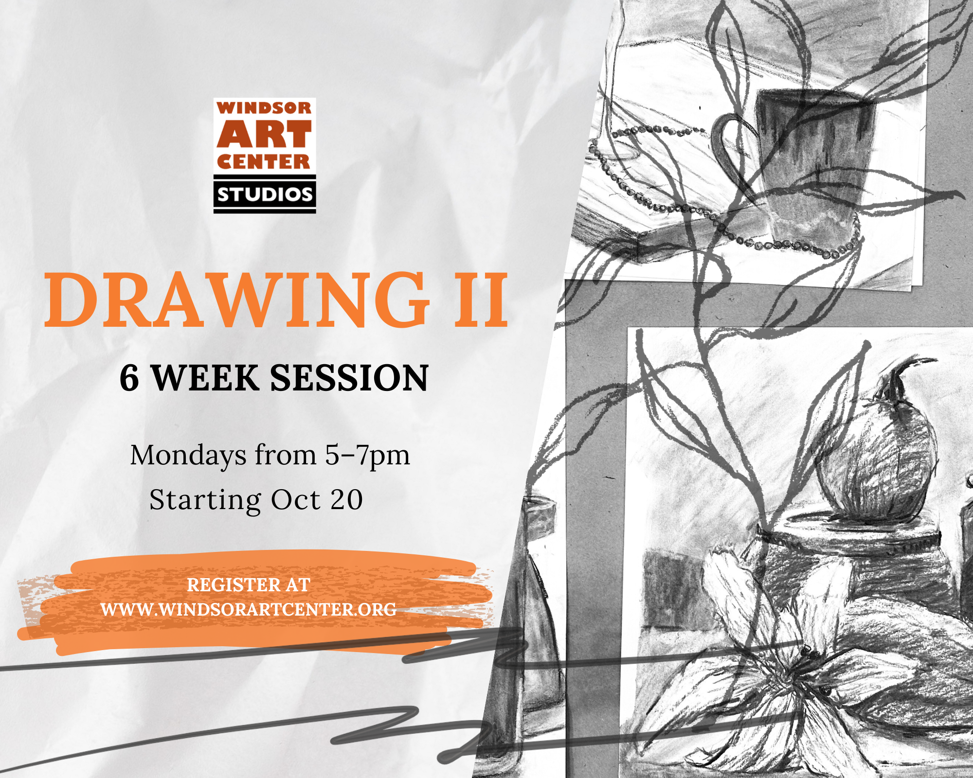 Drawing II (6 weeks) - Windsor Art Center
